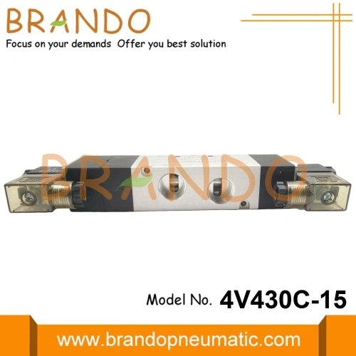 AirTAC Type 1/2'' NPT 4V430C-15 Pneumatic Control Valve China Manufacturers Suppliers Factory ...